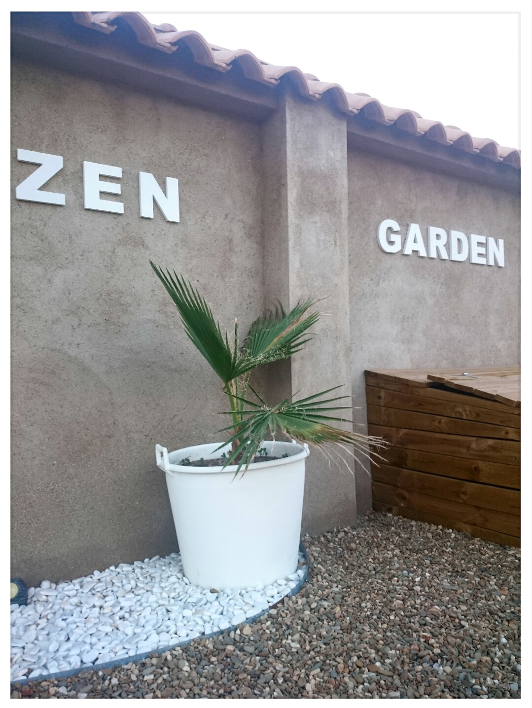 Decorar tu jardín con letras